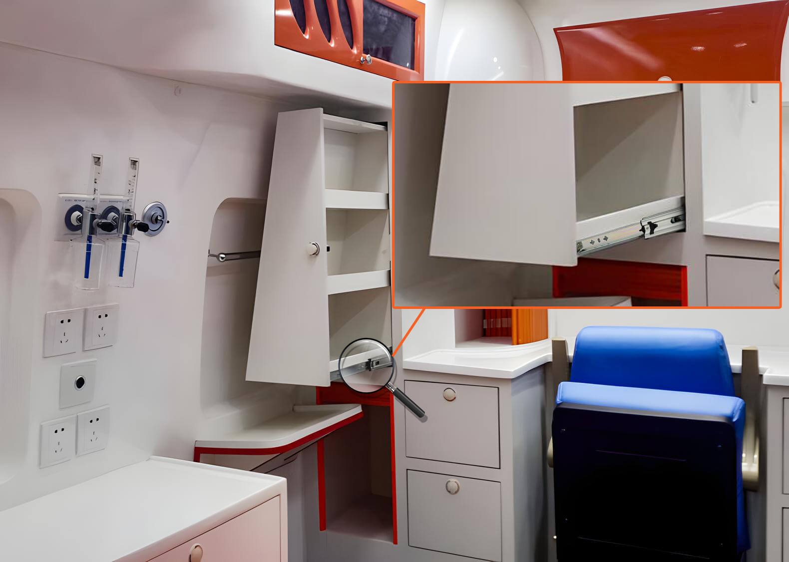 Optimized Ambulance Design | Best Application of Drawer Sliders CenSo ...