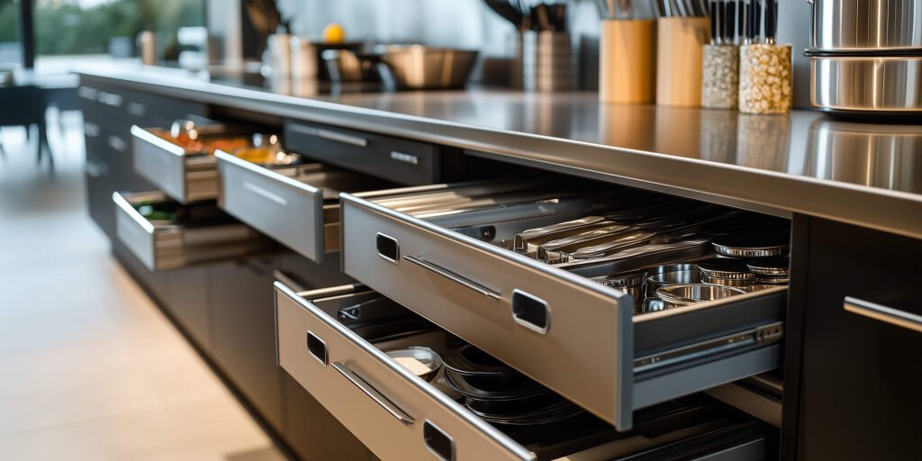 Commercial Kitchen Drawer Slides for Catering | Superior Durability You ...