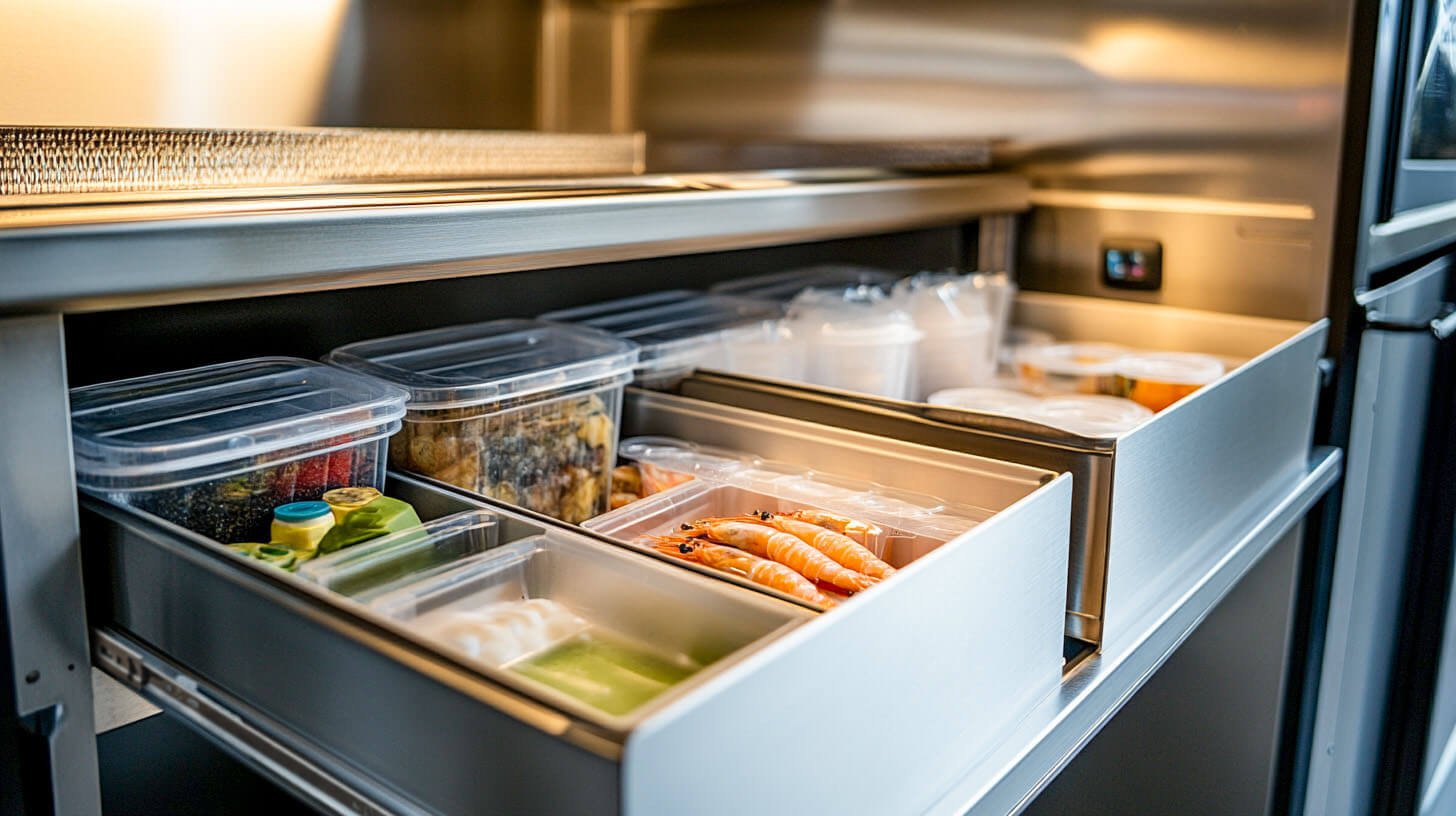Heavy-Duty Stainless Drawer Slides for Food Trucks – Maximum Durability ...
