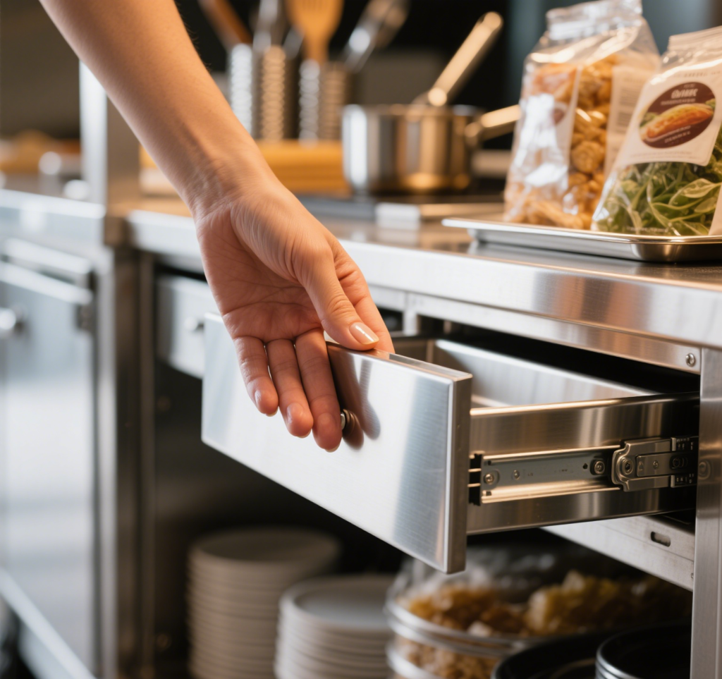 Boost Food Truck Efficiency with Food Truck Stainless Steel Drawer Slide